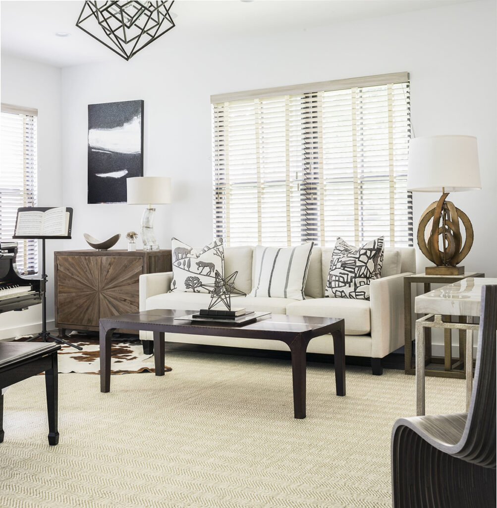 Organic Modern Music Room - Janet Hiltz